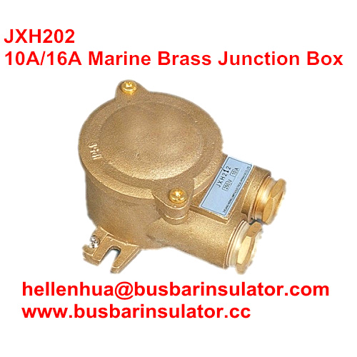 10A 16A high voltage metal marine JXH201 waterproof ip65 brass junction box
