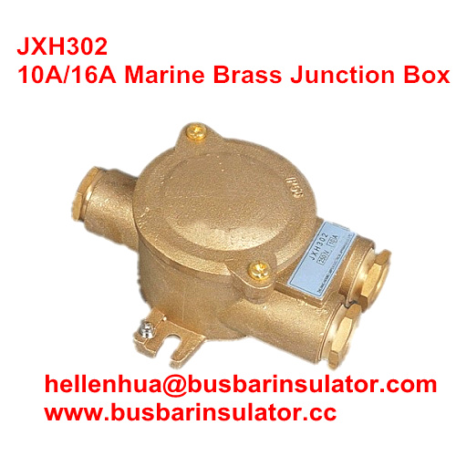 10A 16A high voltage metal marine JXH201 waterproof ip65 brass junction box