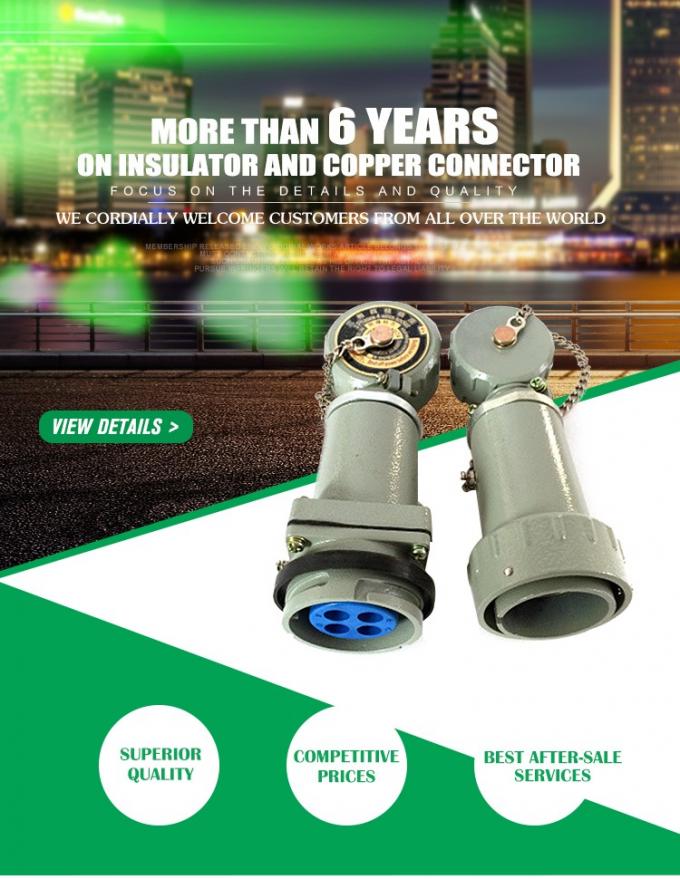 Brand non-sparking shockproof YT/YZ25A mobile plug and socket