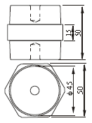 15 Kv Standoff Insulators Low Voltage Drum 40N