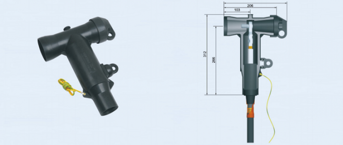 15KV 24KV 600A T Type Cable Connector Electric Insulator Accessories