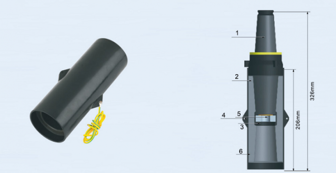 15KV 24KV 600A Extension Tube Elbow Joint