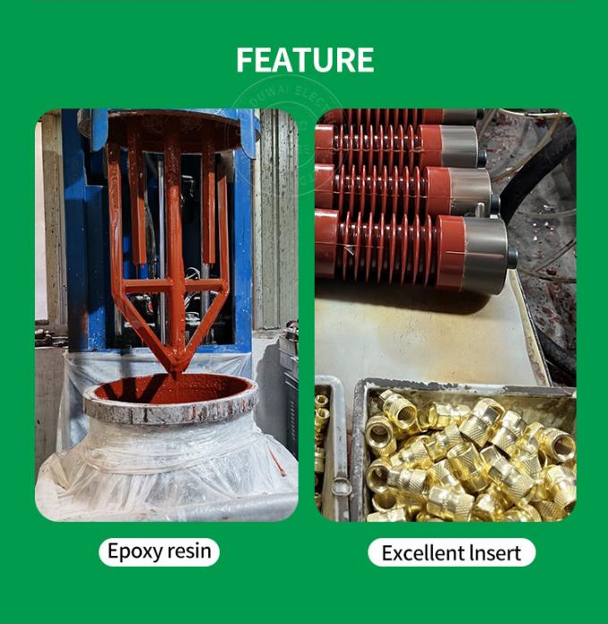 Epoxy Resin Switchgear Sensor Insulator 40.5KV High Voltage Spout 145X320