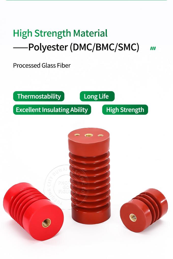 Mid High Voltage Busbar Transformer Insulator 40X50 DMC Epoxy Resin ...