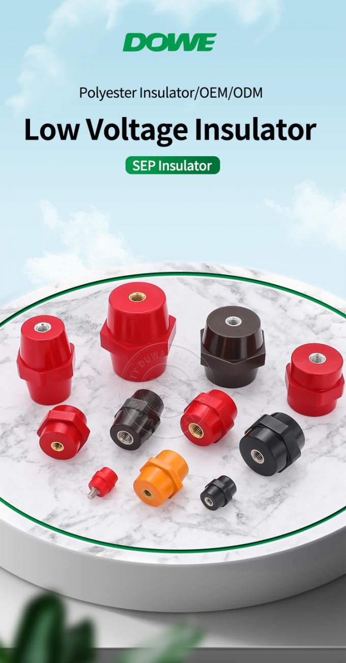 DUWAI 660V DMC SMC Insulators Support SEP Busbar Hexagonal Isolator