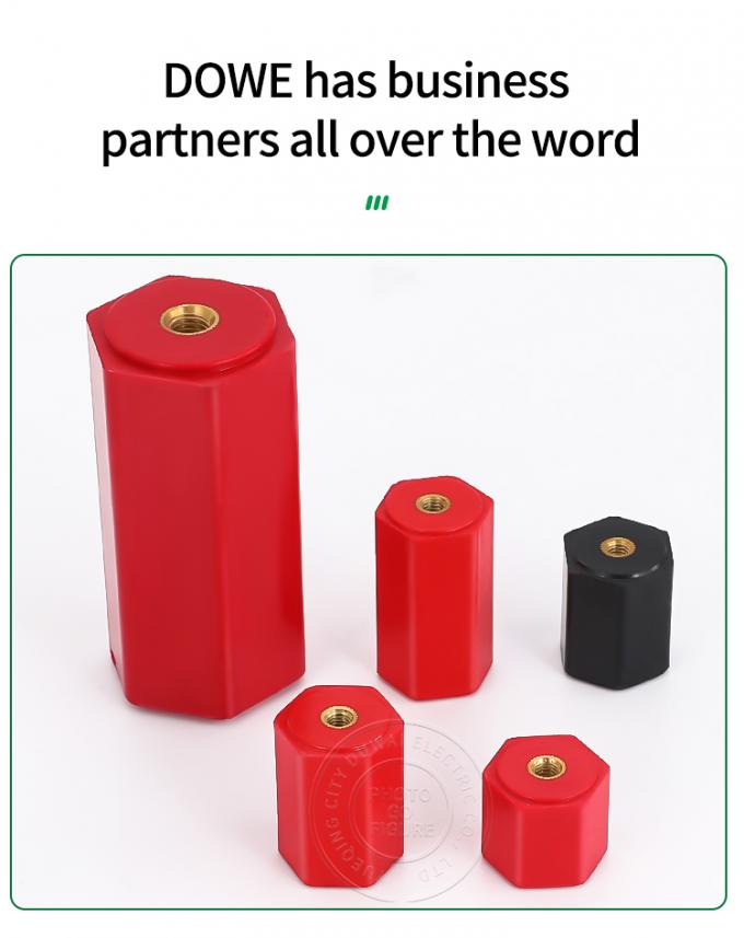 DMC Fibreglass Busbar Isolator EN Polyester Standoff With Screw High ...