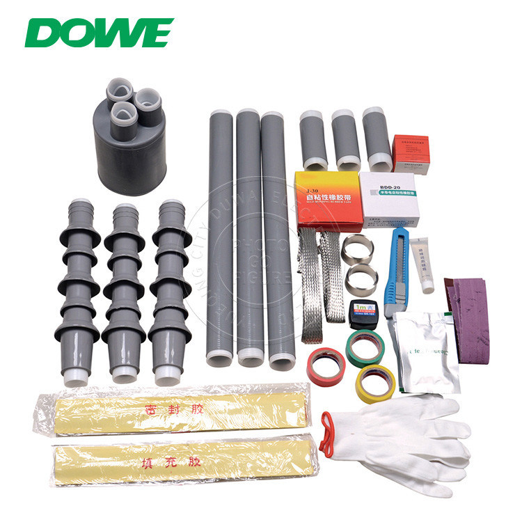 DUWAI Three Core 10kV High Voltage Cold Shrink Outdoor Cable Terminal ...