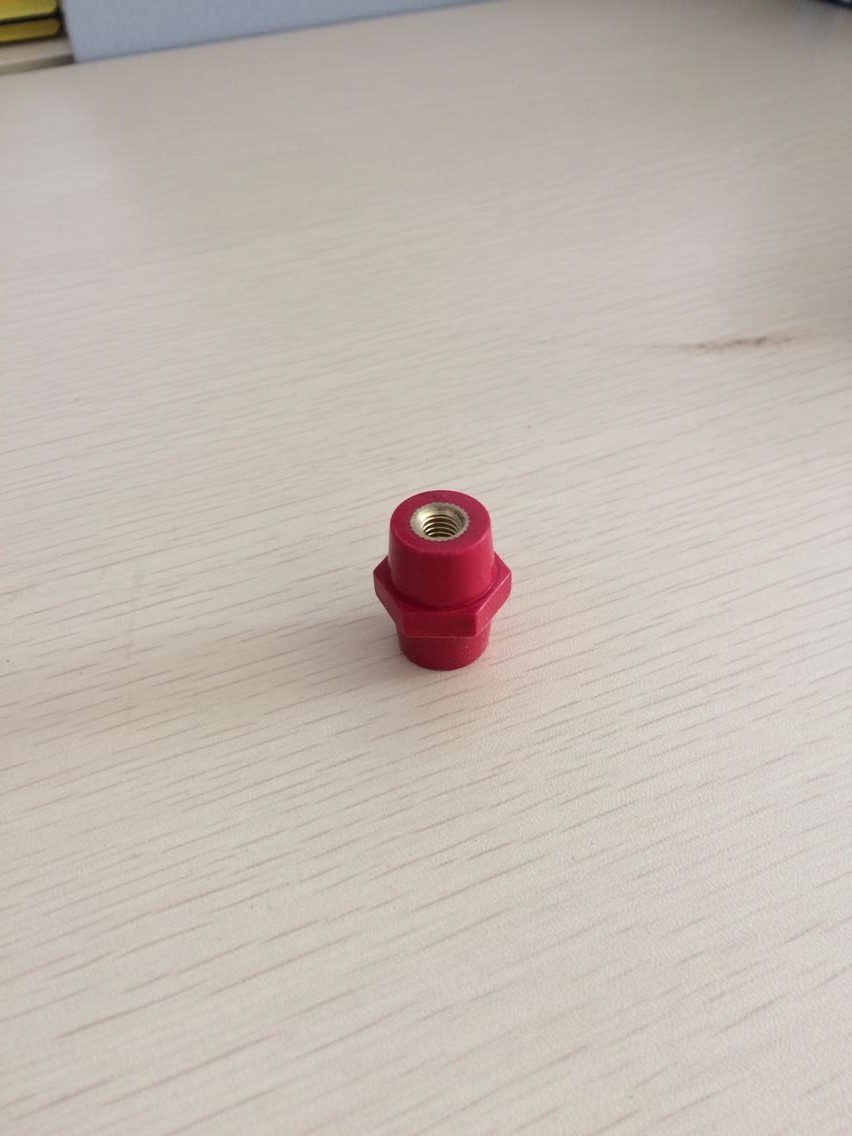 SEP1615 hexagon M6 bus bar support electrical stand off insulator brass ...