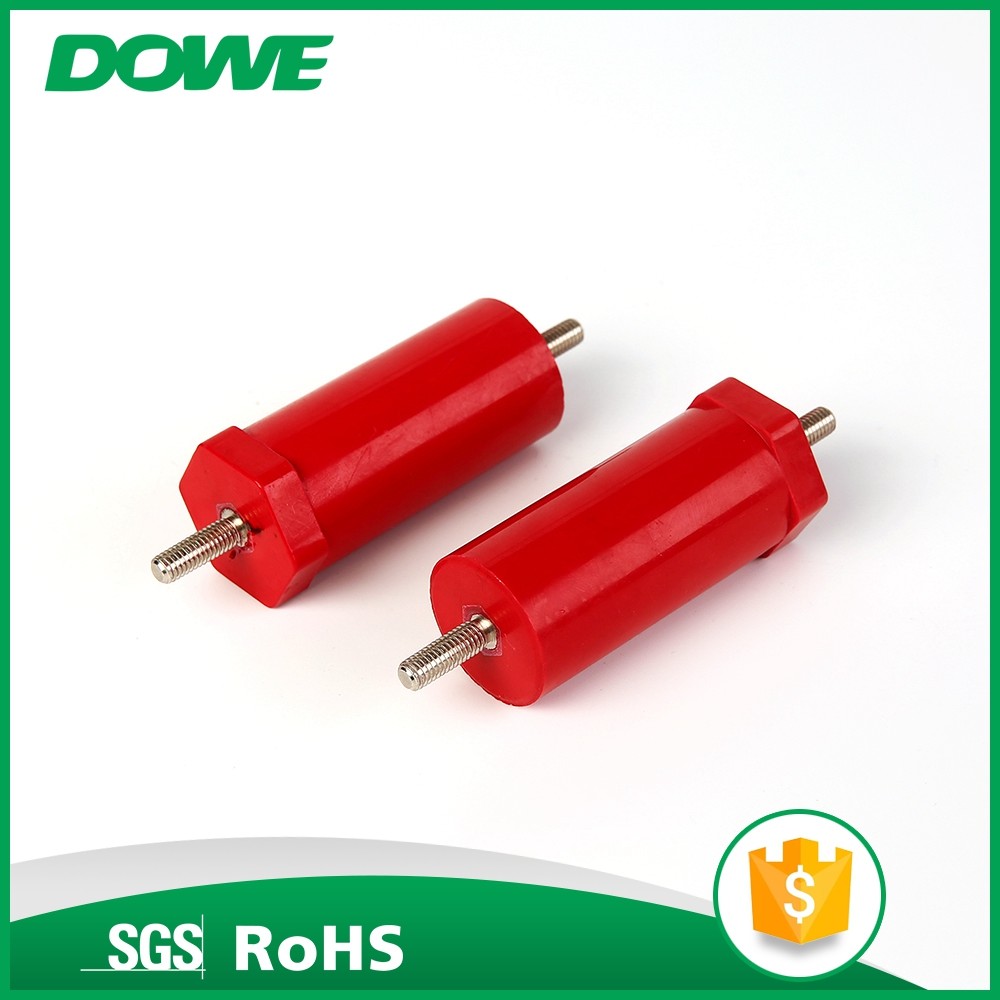 Professional hex round busbar terminal insulator connect with insulator