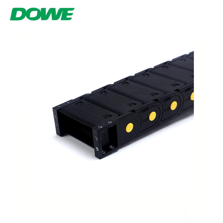 H30x38 Enclosed Towline Yellow Strength Cable Plastic Drag Chain For CNC